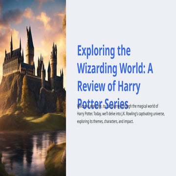 Harry potter book review from b.ed students pptx...pptx