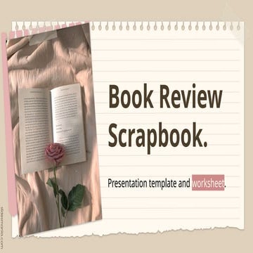 Book Review Scrapbook · SlidesMania.pptx