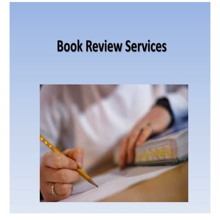 Book Review Services | PPT