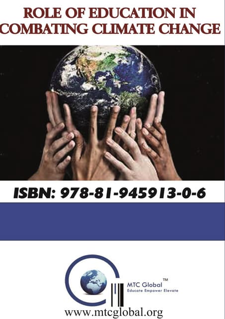 Education's Critical Role in Combating Climate Change | PDF | Education industry | Industries