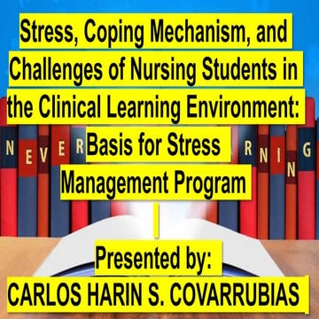 .ppStress, Coping Mechanism, and Challenges of Nursing Students in the Clinical Learning ...