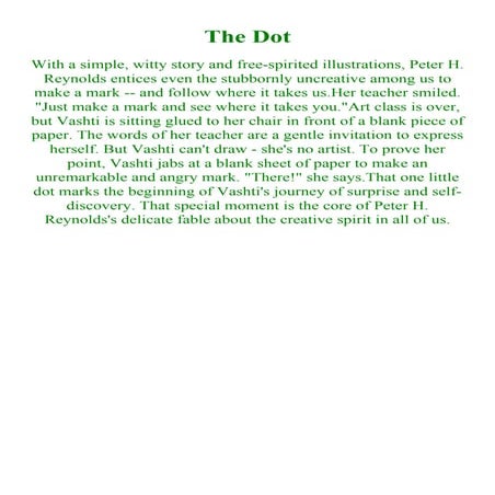 ( Books ) The Dot | PDF