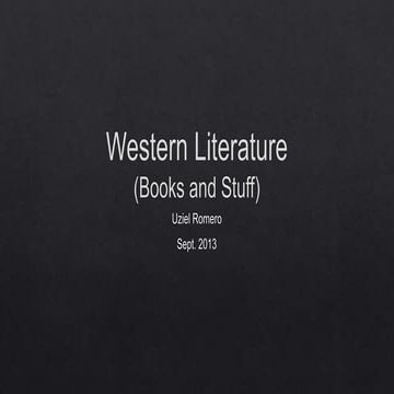 Books and stuff | PPTX