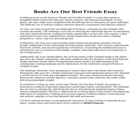 Books Are Our Best Friends Essay.pdf