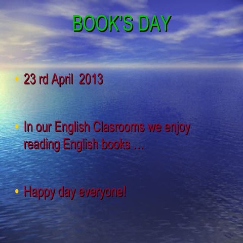 Book’s day | PPT