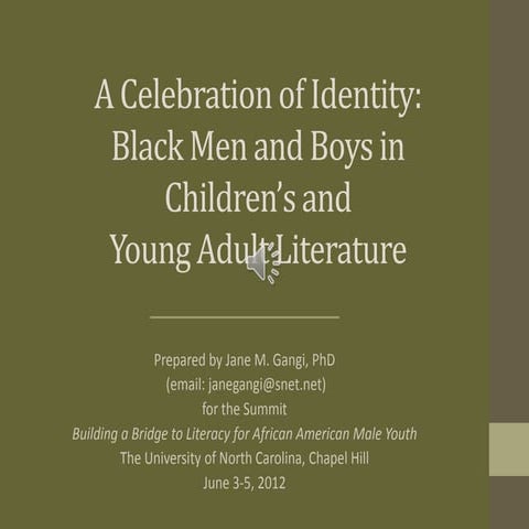 Books depicting black males slide show -sandra may 25 230pm | PPT