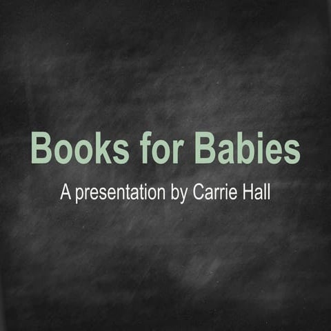 Books for Babies | PPTX