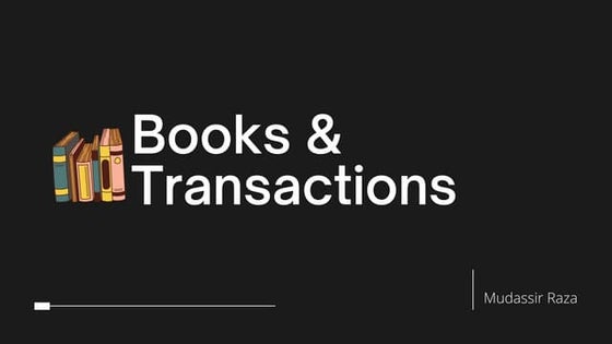 SECTION 3: BOOKS OF ORIGINAL ENTRY | PDF