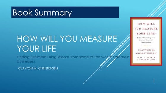 Money Quotes: How Will You Measure Your Life (assembled by Symbolist) | PPT