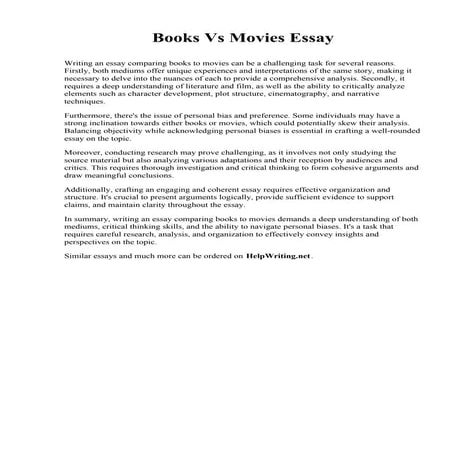 Books Vs Movies Essay.pdf