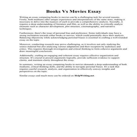 Books Vs Movies Essay.pdf