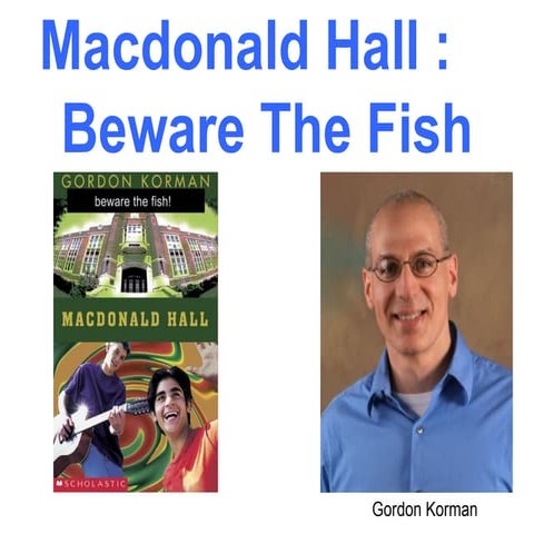 Book talk! Macdonald hall | PPT