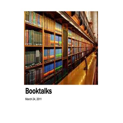 Book talks | PPTX