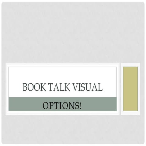 Book talk visual | PPTX