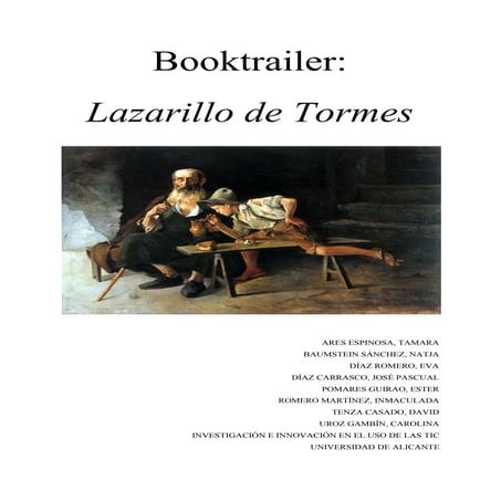 Booktrailer Lazarillo de Tormes | PDF
