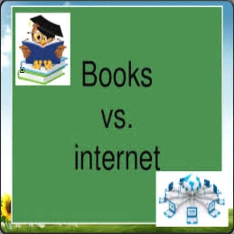 Book vs internet | PPTX