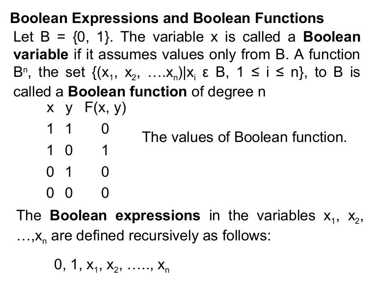 Boolean