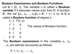 Boolean algebra | PPT