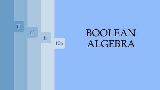 Laws of boolean algebra | PPT