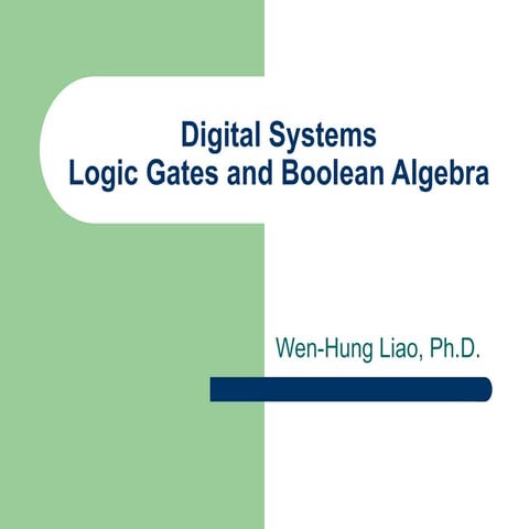 boolean algebra.ppt digital logic design, | PPT