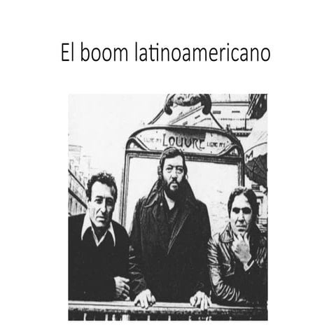 El Boom Latinoamericano en la literatura | PPT