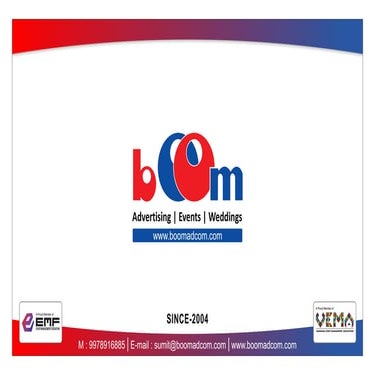 Boom Adcom Pvt. Ltd. Company Profile | PPT