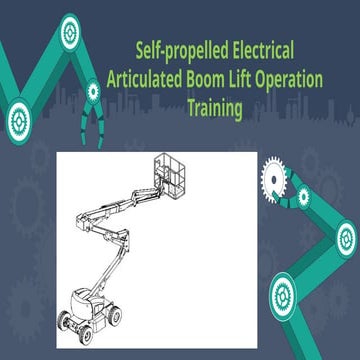 Boom Lift RZ22E Training for worker and operator | PPTX