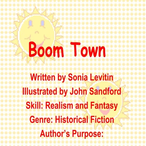 Boom town | PPT