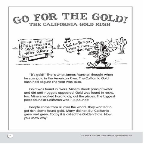 BoomTown worksheet: Go for the Gold | PDF