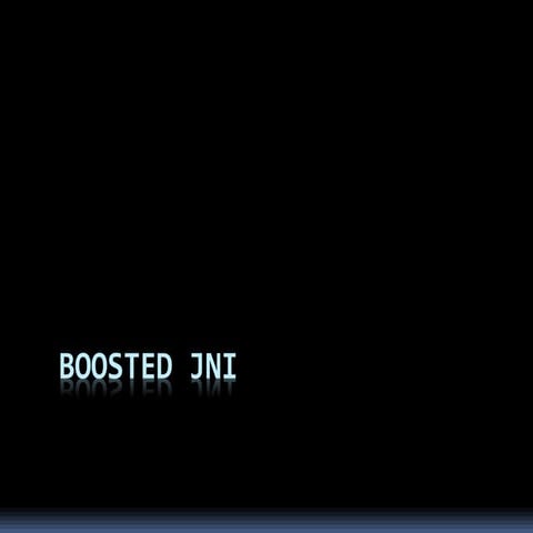 Jni presentation | PPTX