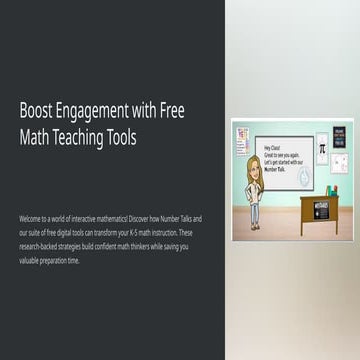 PowerPoint for Math in the Kindergarten Classroom | PPTX