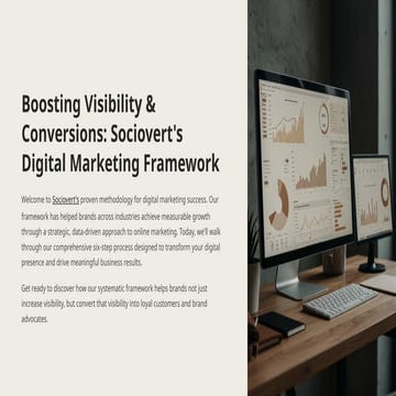 Boosting Visibility & Conversions: Sociovert’s Step-by-Step Digital Marketing Framework | PPTX
