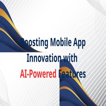 AI Features That Actually Improve Mobile App Retention | PDF