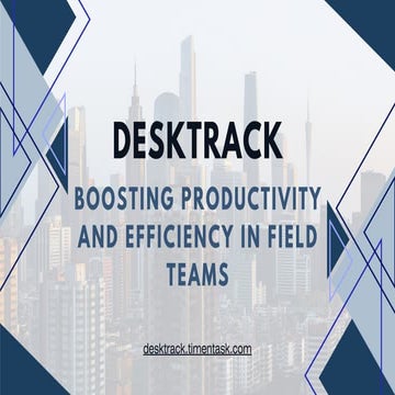 Boosting Productivity and Efficiency in Field Teams | PDF