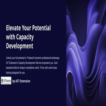 Boost Organizational Growth with Capacity Development Service in Thailand.pptx