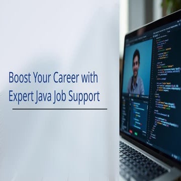 Expert Java Job Support Services for Developers and IT Professionals ...