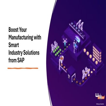 Boost Your Manufacturing with Smart Industry Solution from sap.pdf