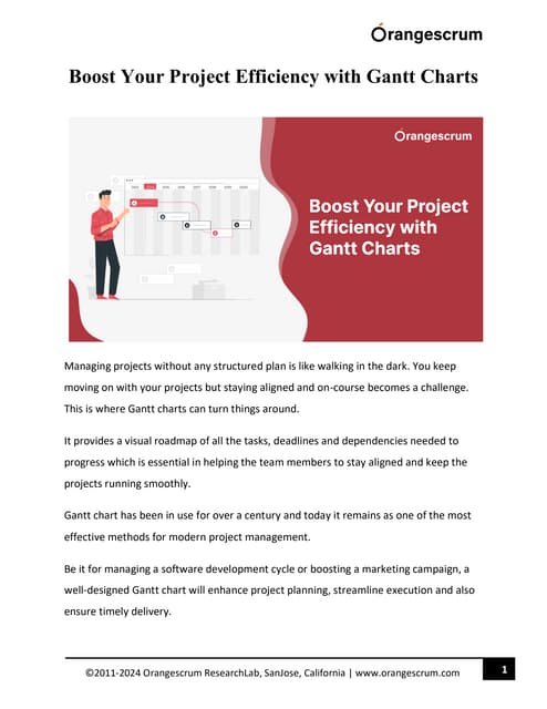 The Gantt Chart | PPT