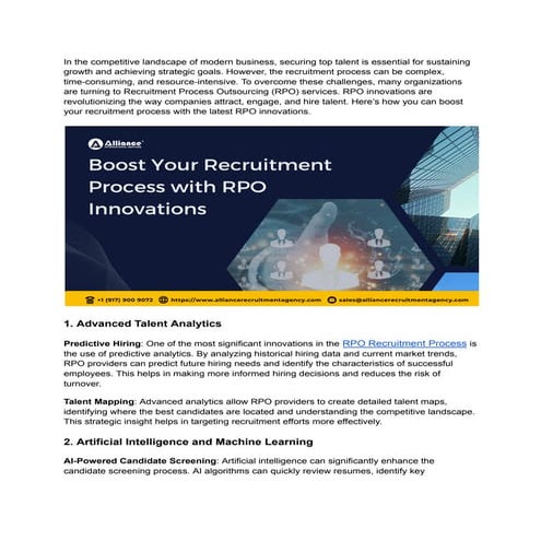 Essential Technologies For Today's RPO Professionals | PPTX