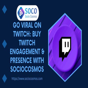Boost Your Twitch Engagement Real Community Growth with Sociocosmos (3 ...