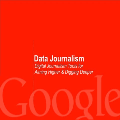 dBOOTCAMP - Intro to Data Journalism | PPT