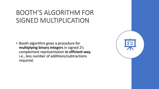 Booths Algorithm Fully Explained With Flow Chart Pdf Pdf