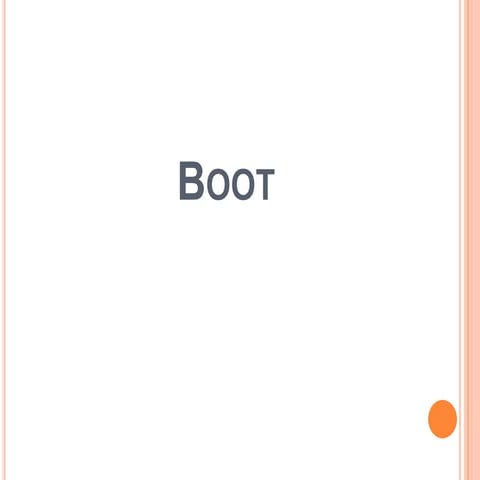 Booting | PPT