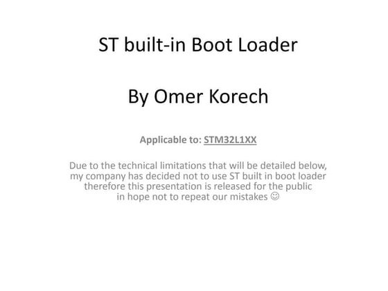Introduction to Automotive Bootloader | Programming Sequence | PDF