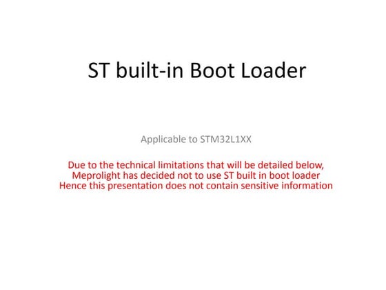 Introduction to Automotive Bootloader | Programming Sequence | PDF