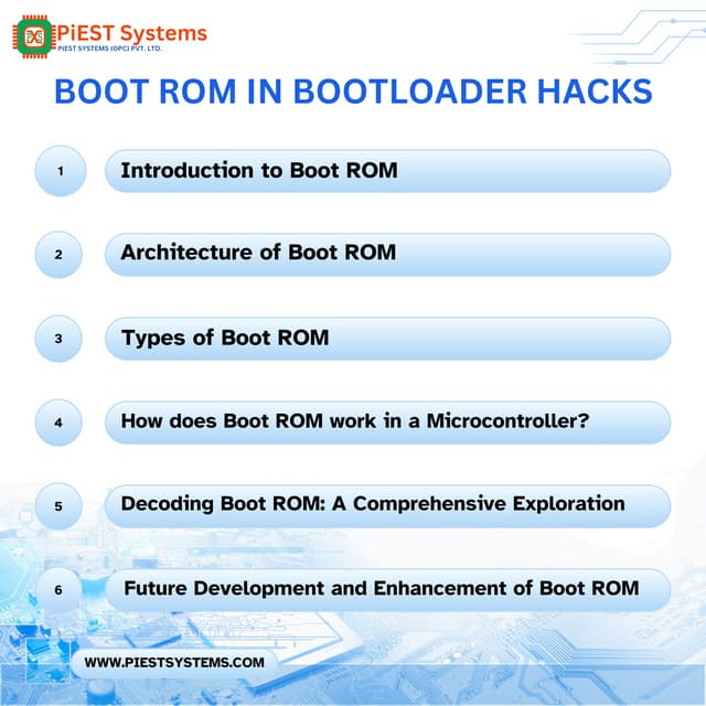Boot ROM: Comprehensive Guide by Piest Systems | PDF