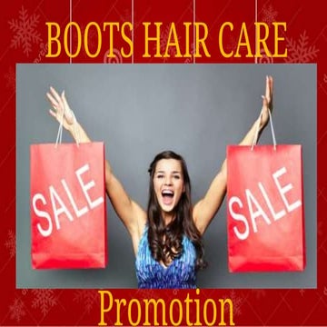 Boots hair care promotion sale | PPT