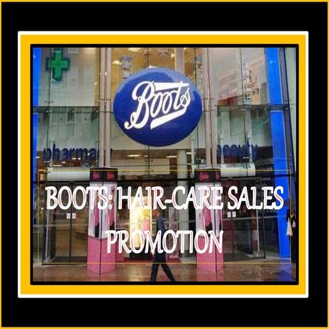 Boots Hair-Care Sales Promotion: A Harvard Case | PPT