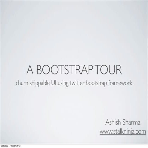 Bootstrap Tour Ppt 8097