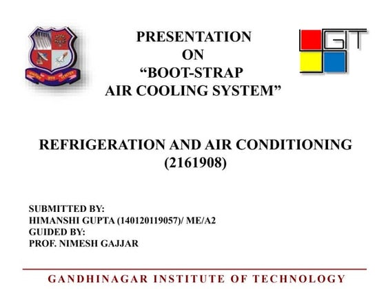 Air refrigeration system used in aircraft | PPTX | Home Appliances ...